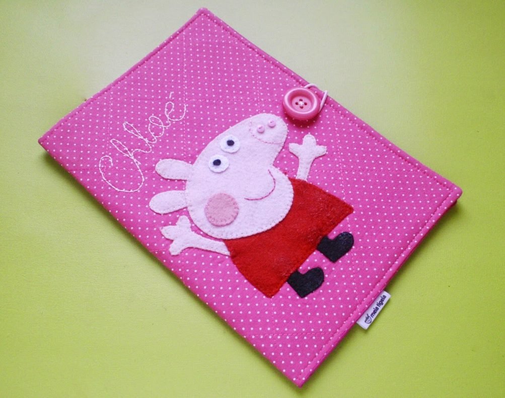Capas para caderno em EVA - Pepa Pig – Educação e Transformação
