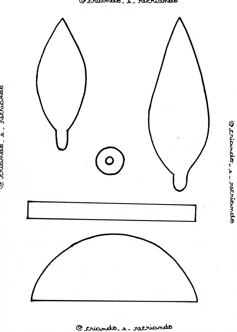 Moldes de Cocar de Índio para Lembrancinhas em EVA ou FELTRO