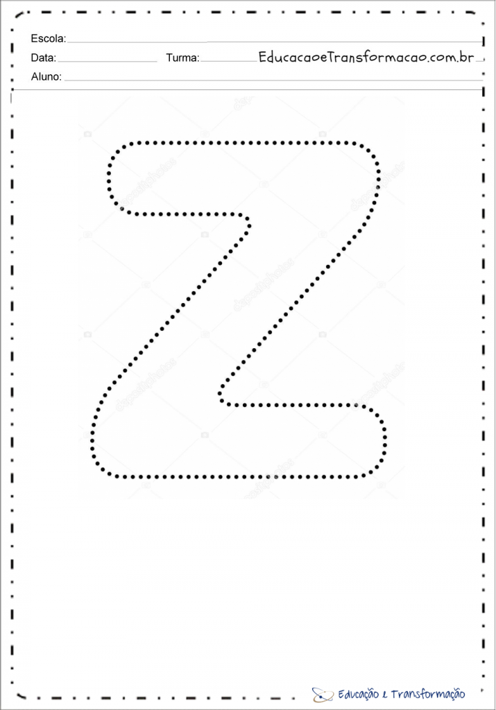 Atividades sobre a letra Z - SÓ ESCOLA