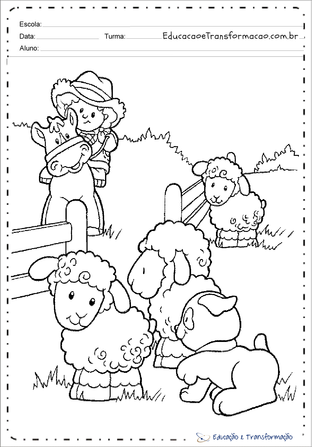 Desenho de animal para colorir e imprimir - Desenhos de animais