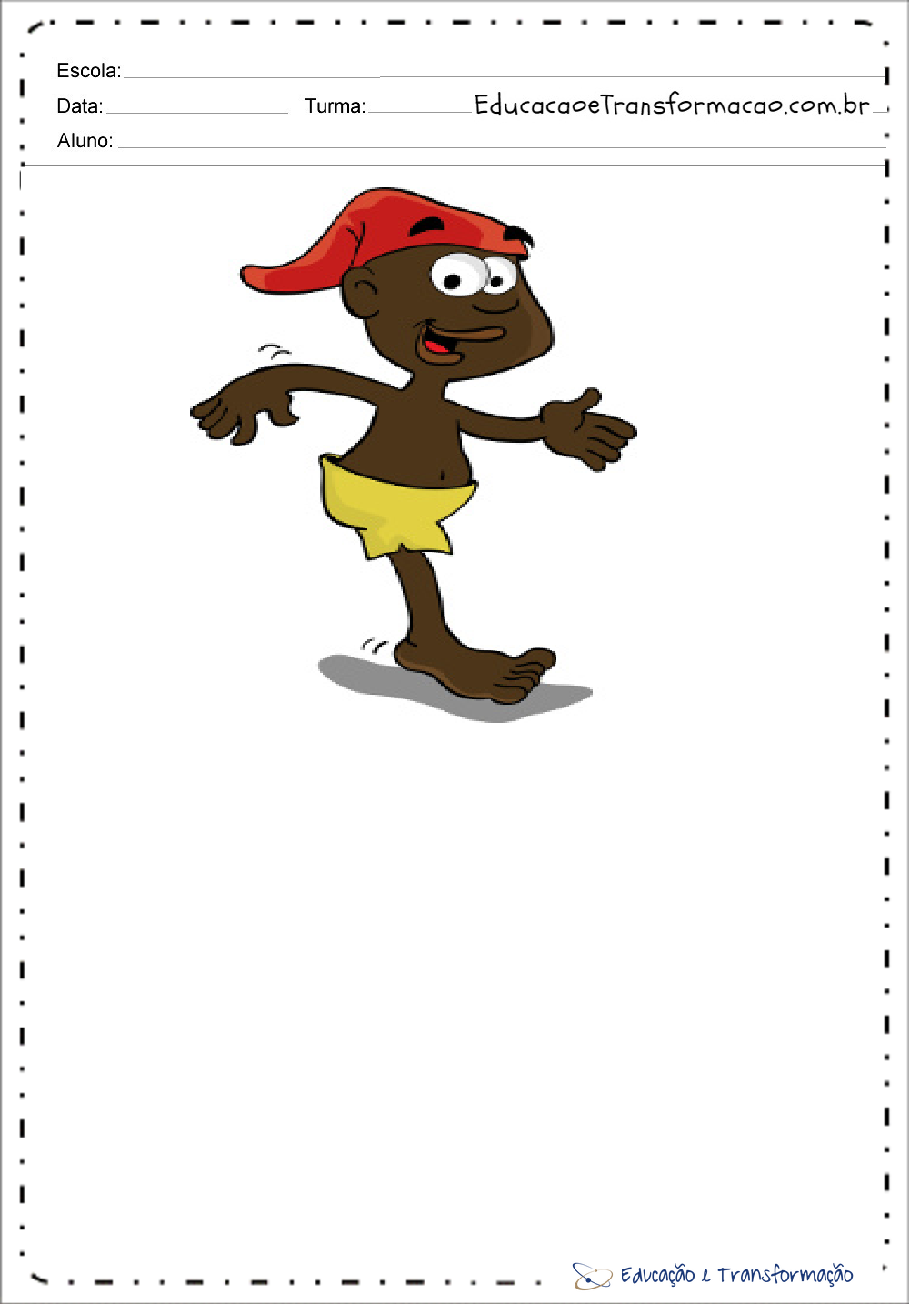 Desenhos do Saci Pererê colorido para imprimir – Educação e Transformação Desenhos do Saci Pererê colorido para imprimir – Educação e Transformação